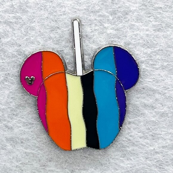 Disney | Jewelry | 525 Disney Rainbow Mickey Candy Apple Pin | Poshmark